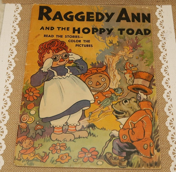 1944 raggedy Ann and the Hoppy Toad and - Etsy