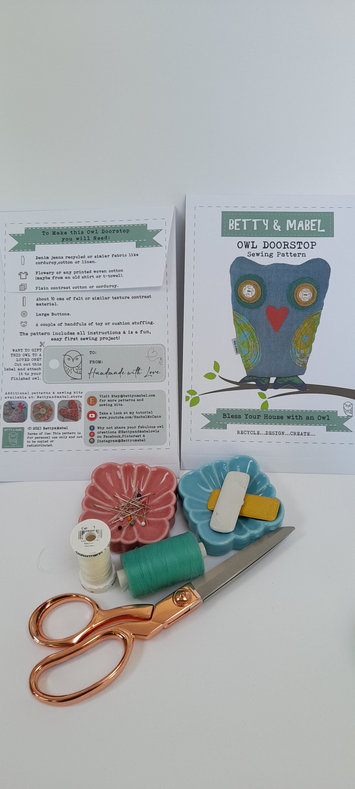OWL DOORSTOP Sewing Pattern - Etsy
