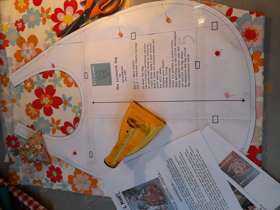 The Lulworth Bag PDF Sewing Pattern - Etsy