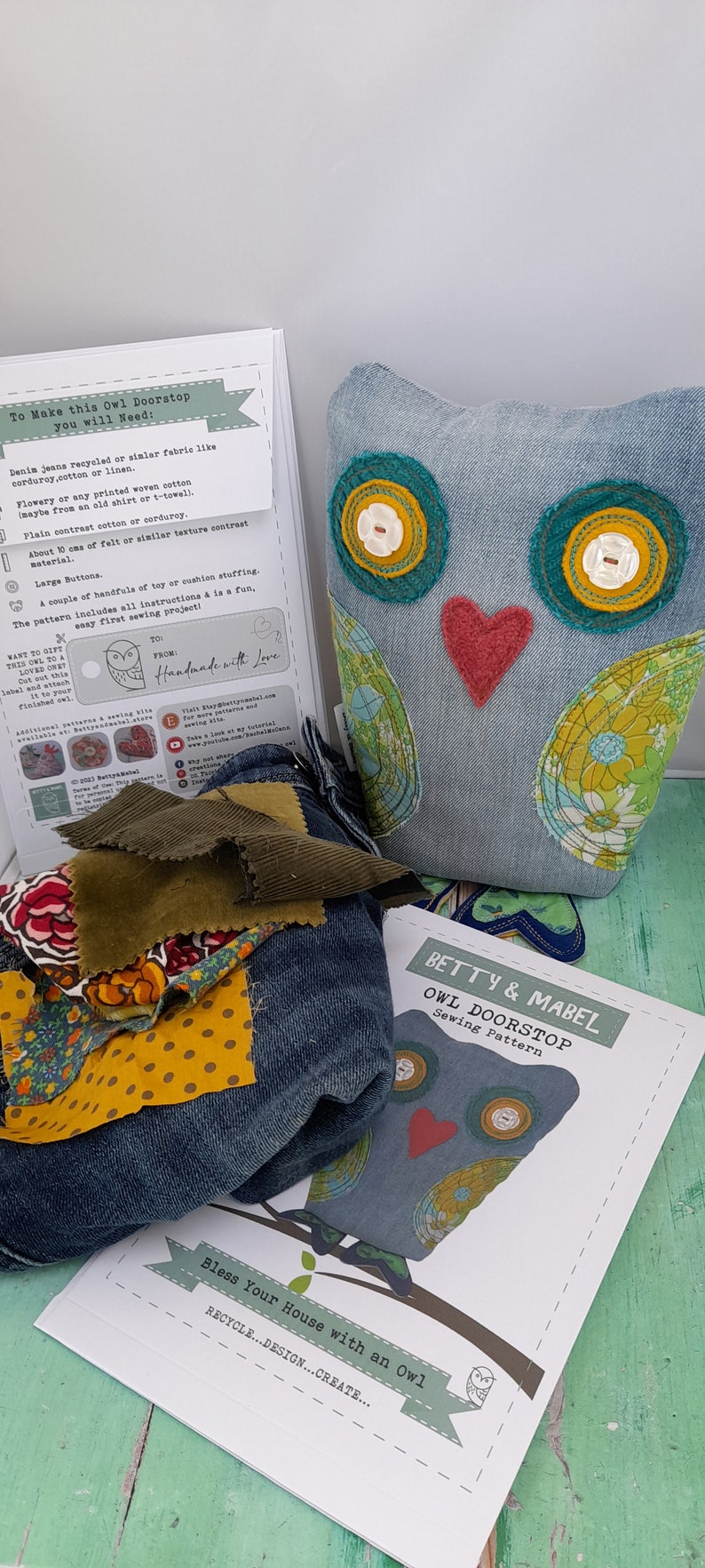 OWL DOORSTOP Sewing Pattern - Etsy