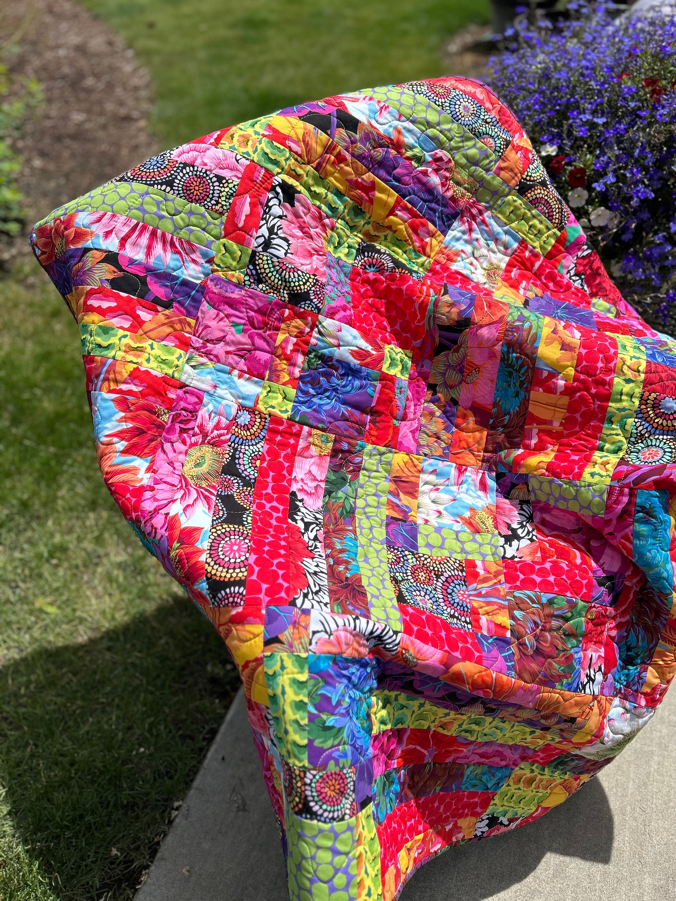 A Charm of Hope Quilt Kit With Kaffe Fassett Fabric - Etsy