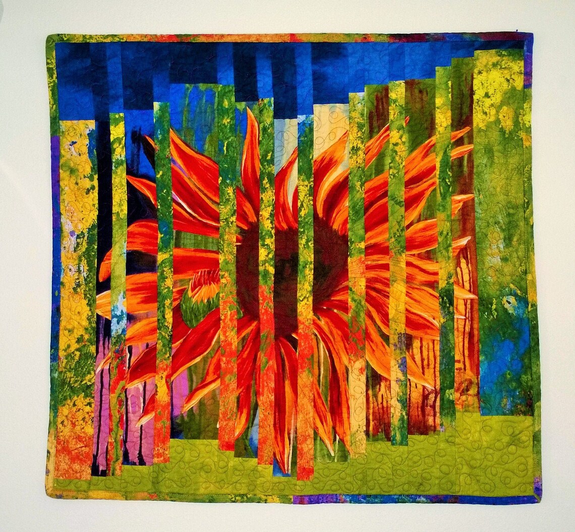 Double Vision Quilt Paper Pattern to Be Mailed for Vertical Panels - Etsy