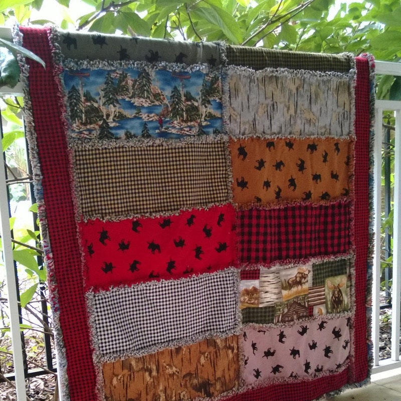 Denim Rag Quilt - Etsy