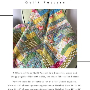 A Charm of Hope Quilt Kit With Kaffe Fassett Fabrics or Free Spirit ...