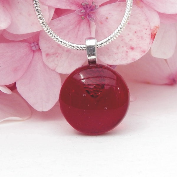 Bold Red Necklace - Etsy