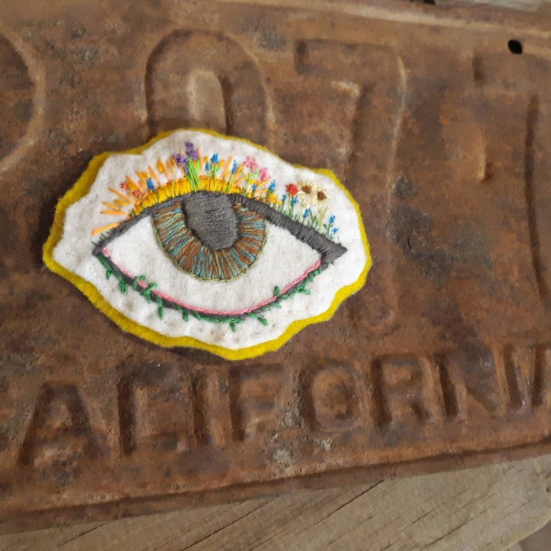 ALL SEEING EYE Patch. Hand Embroidered Made to Order Sew On | Etsy