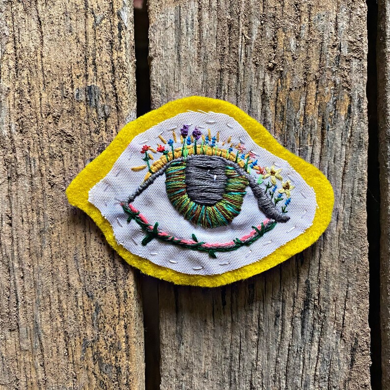 ALL SEEING EYE Patch. Hand Embroidered Made to Order Sew On | Etsy