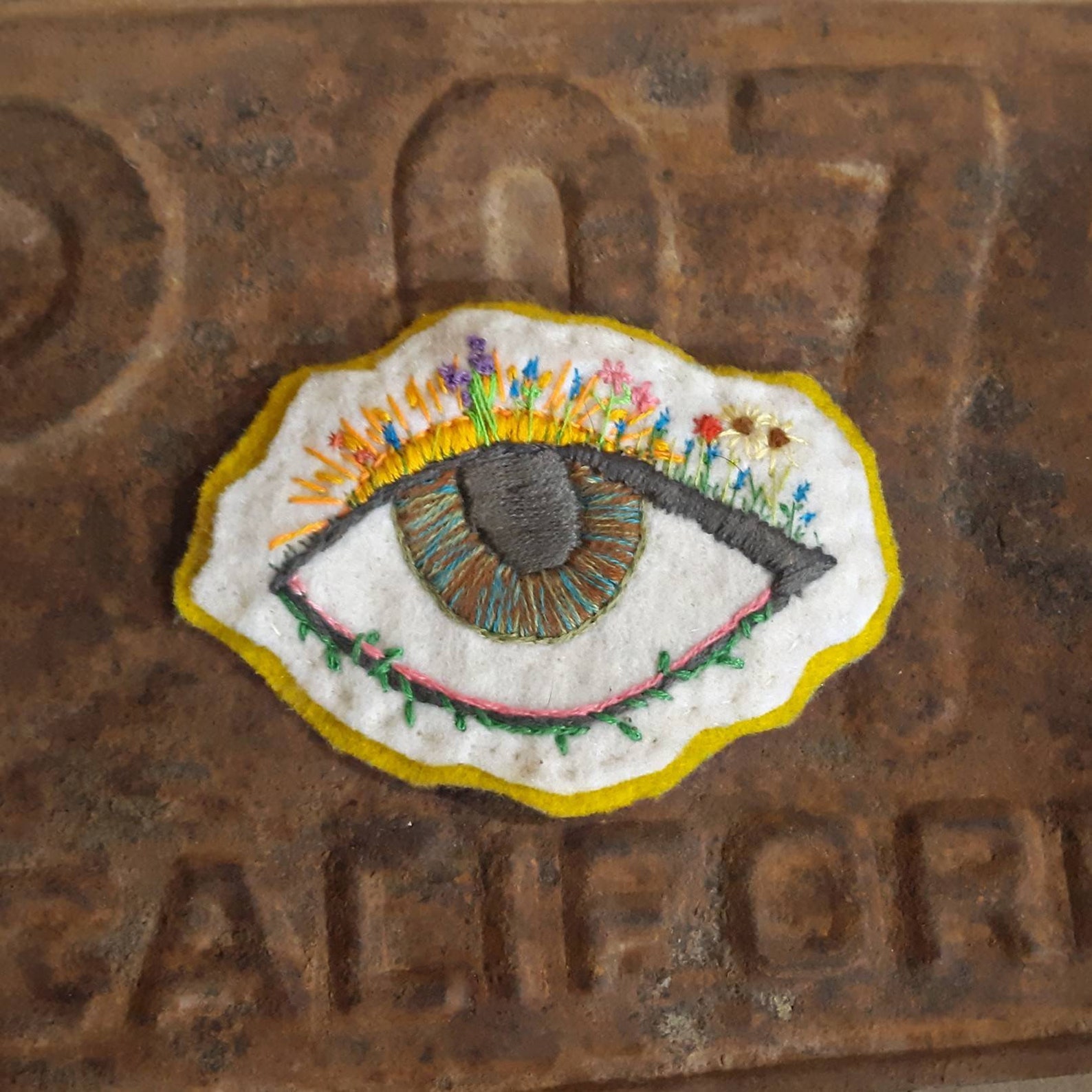 ALL SEEING EYE Patch. Hand Embroidered Made to Order Sew On | Etsy