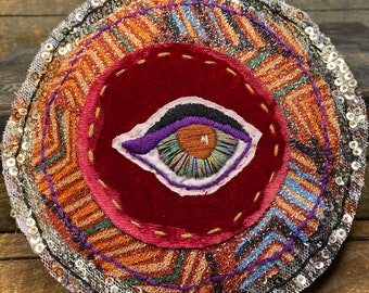 ALL SEEING EYE Patch. Hand Embroidered Made to Order Sew On | Etsy