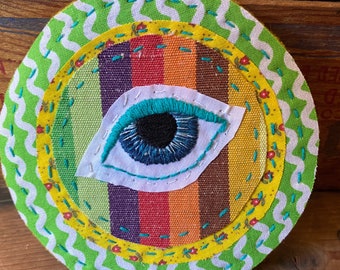 ALL SEEING EYE Patch. Hand Embroidered Made to Order Sew On | Etsy