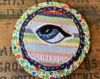 ALL SEEING EYE Patch. Hand Embroidered Made to Order Sew On | Etsy
