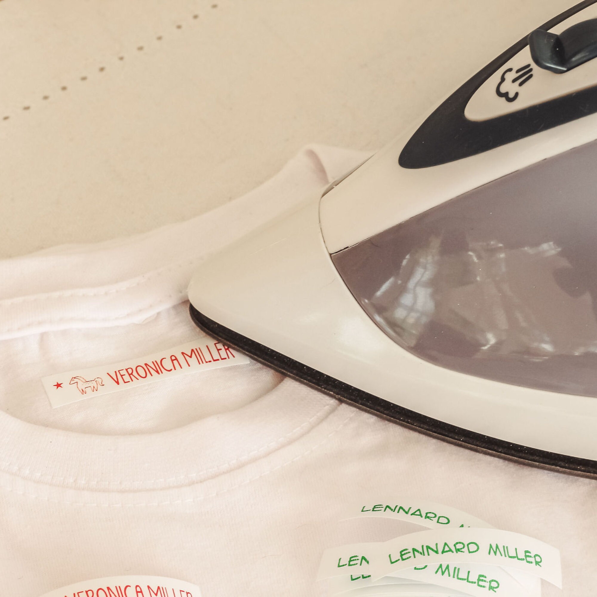 Personalised Iron-on Name Labels for Clothes Boat 7 Colors - Etsy UK