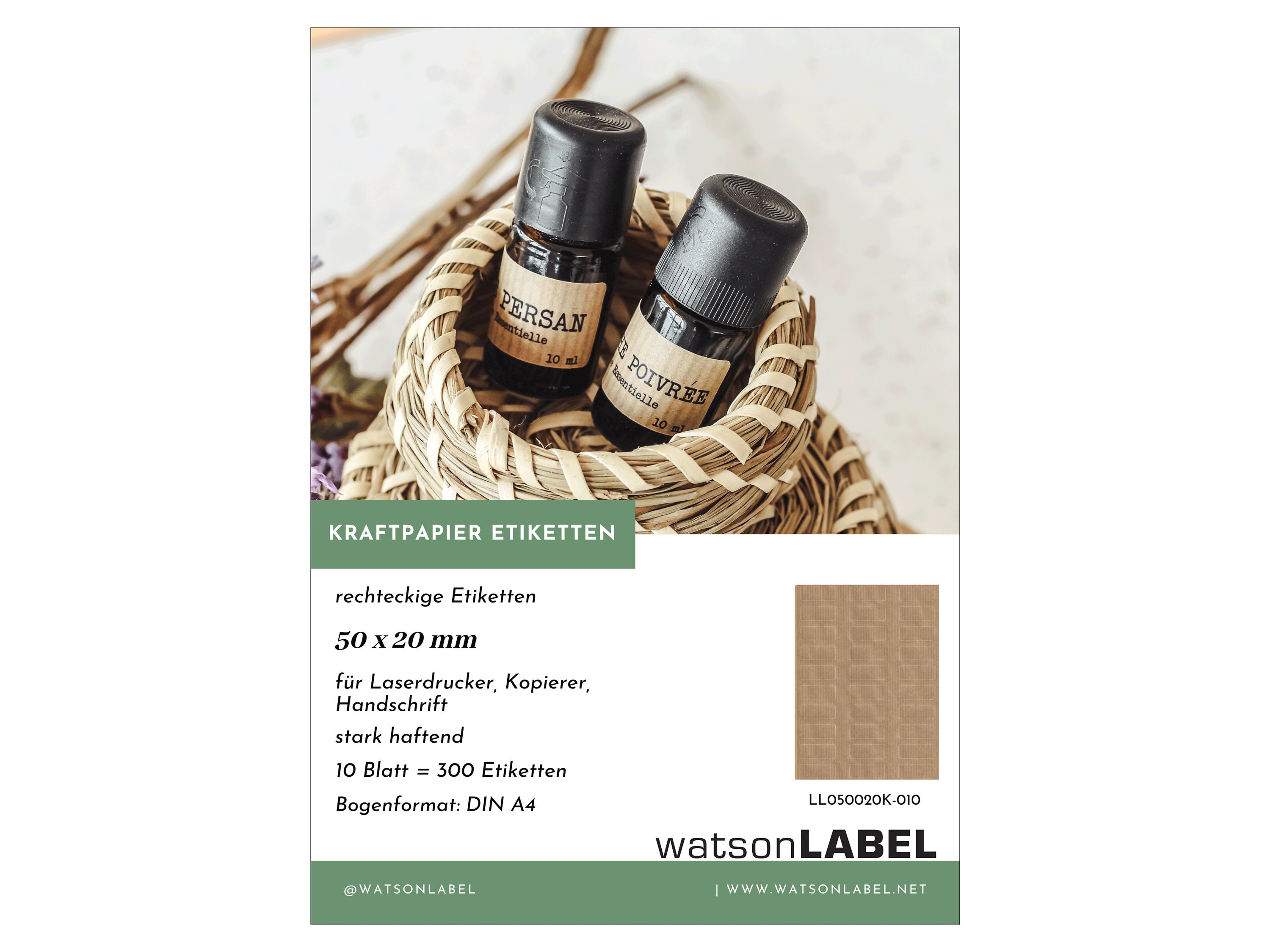 Brown Kraft Labels 50 X 20 Mm Printable - Etsy UK