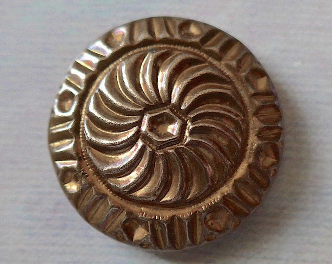 Paris Back Button, Antique. Circular With a Centre of Swirls/decorative ...