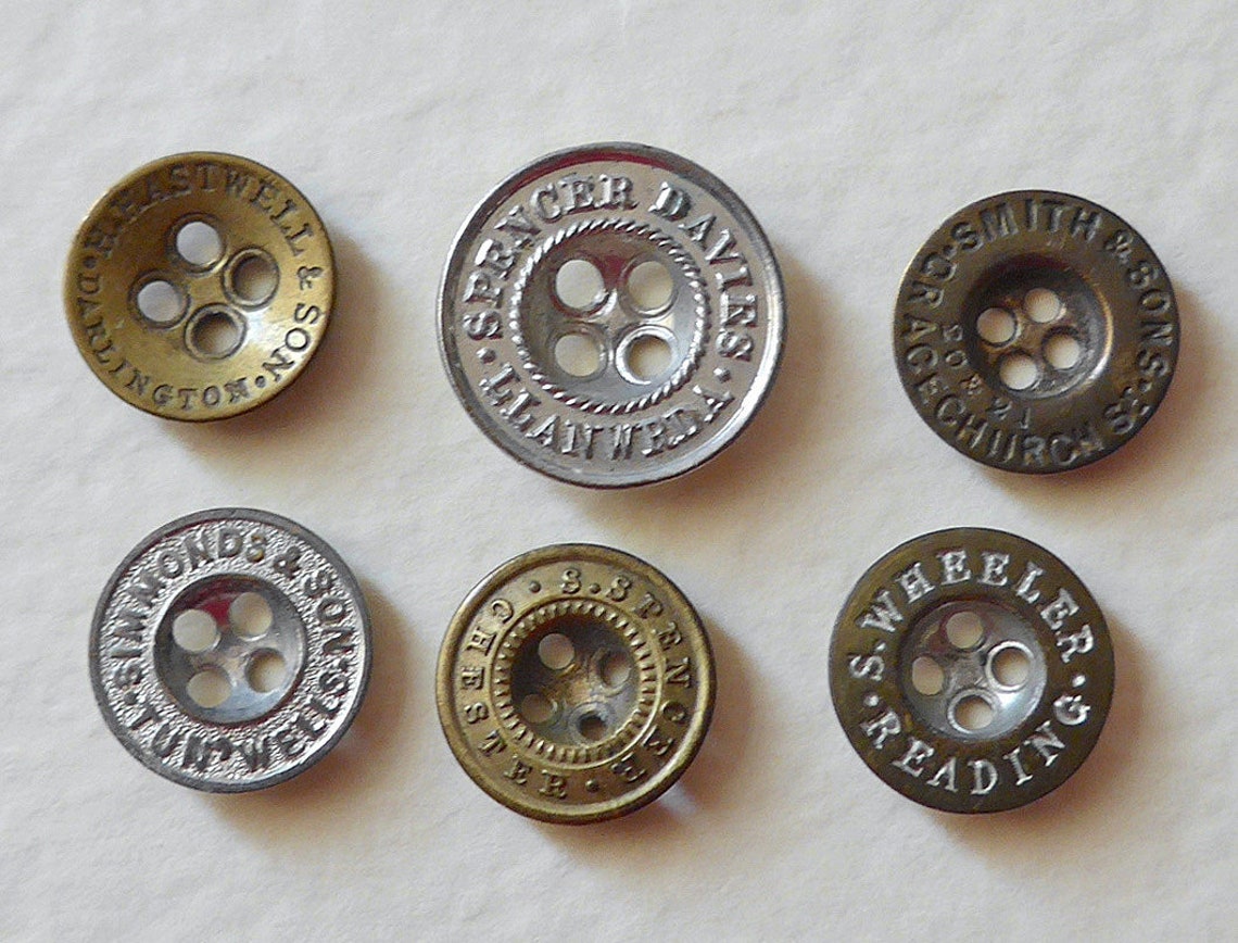 Gentlemen's Suit Buttons 6 Different Metal - Etsy