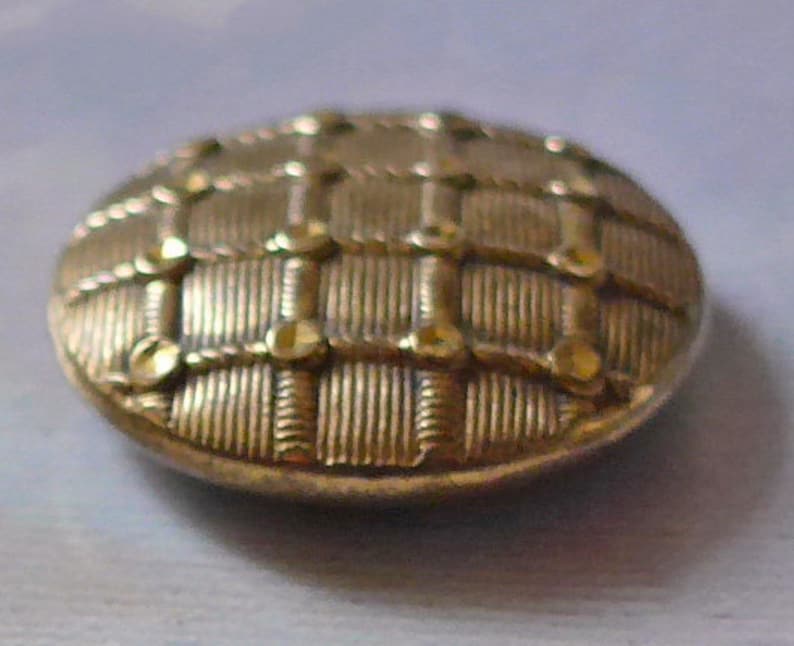 Livery Button Antique. Featuring a Grid Design With a Linear - Etsy