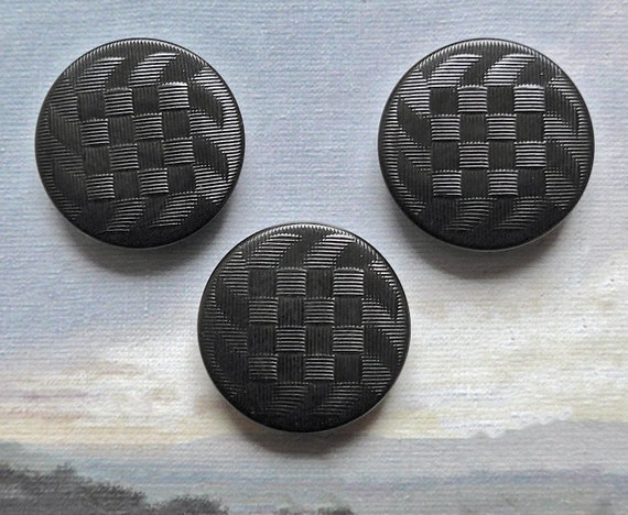 Corozo nut buttons set of 3 gentlemen's coat antique. | Etsy
