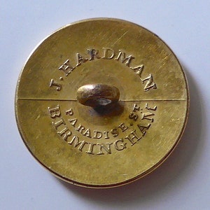 Livery Button, Antique. Featuring a Lion & the Coronet of an Earl or ...