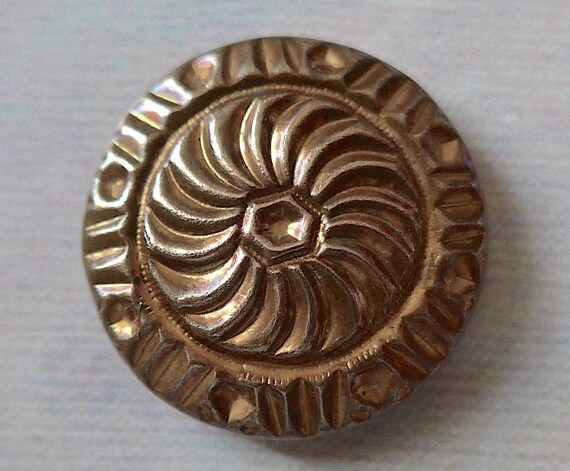 Paris back button antique. Circular with a centre of | Etsy