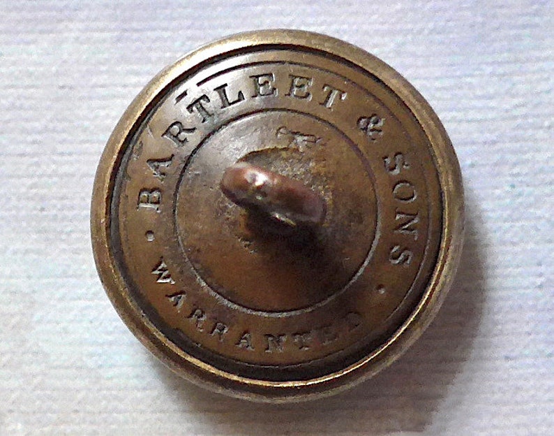 Livery Button Antique. Featuring a Grid Design With a Linear - Etsy