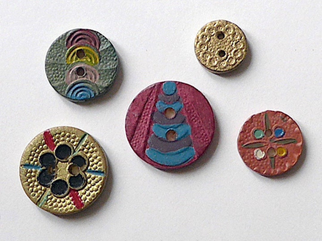 Syrocco Wood Buttons, Art Deco, Compression Moulded, Vintage. 5 ...