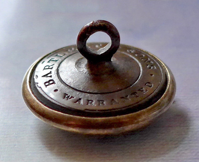 Livery Button Antique. Featuring a Grid Design With a Linear - Etsy