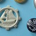 Nautical Buttons, 7 Different, Vintage. Boats, Ships and Anchors ...
