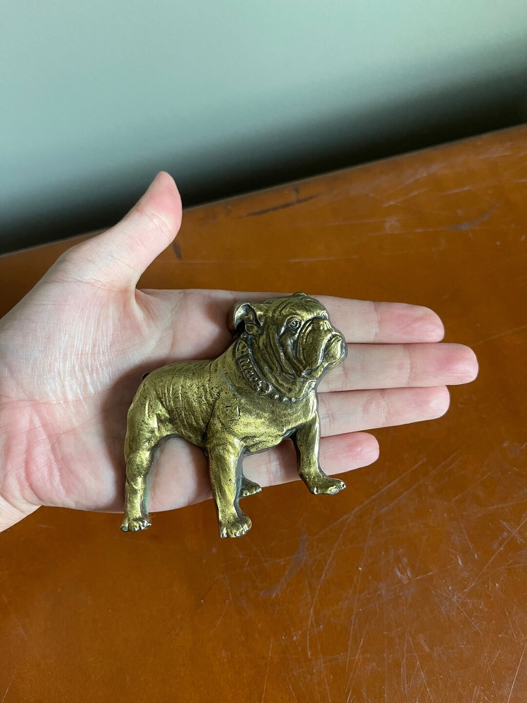 Vintage Mack Truck Trucking Co Brass Paperweight Bulldog Dog Mascot ...