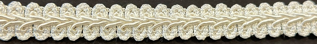 1/2 Natural Ivory French Gimp Chinese Gimp Fabric Trim 12 Yards - Etsy