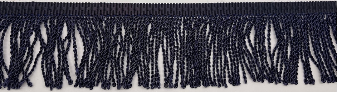 2 Navy Bullion Bullion Fringe Fabric Trim 6 Yards - Etsy