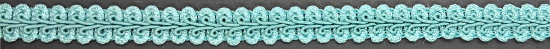 1/2" Teal French Chinese Gimp Braid Fabric Trim 19 Yards - Etsy
