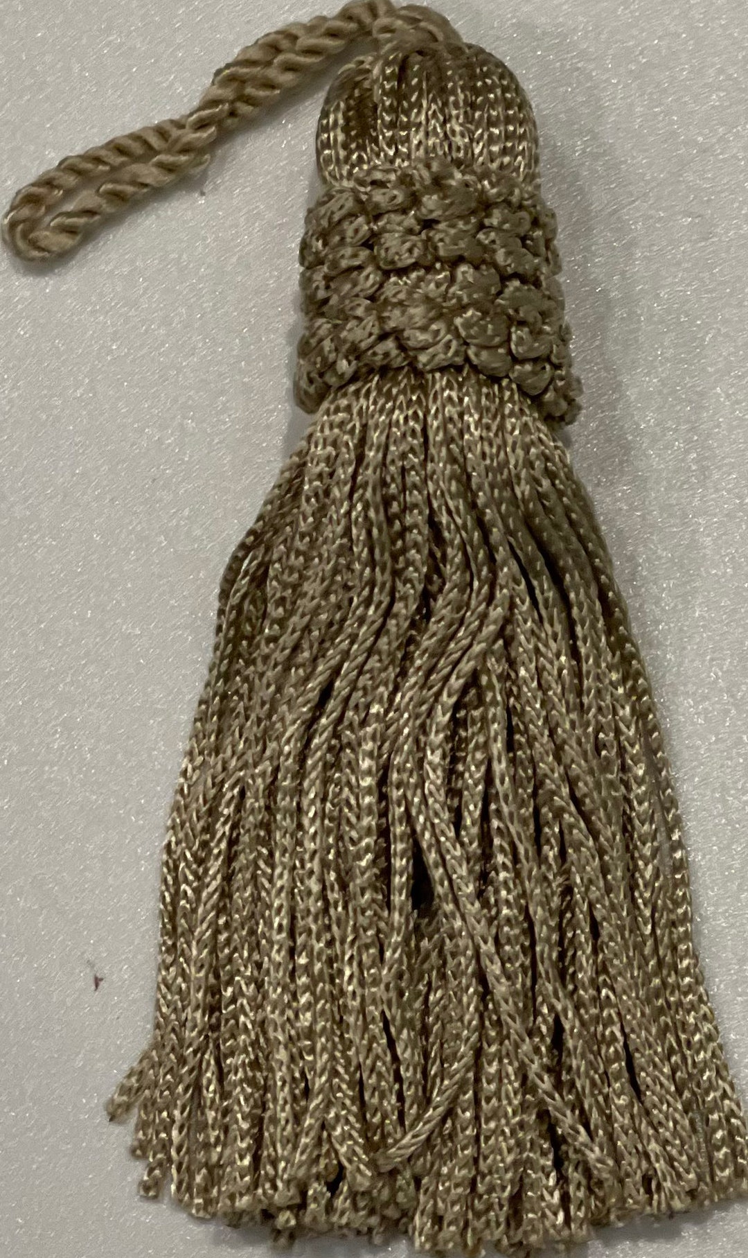 3" Sandstone Chainette Crown Tassel Tassels Lot of 12 Conso C12 Flapper ...