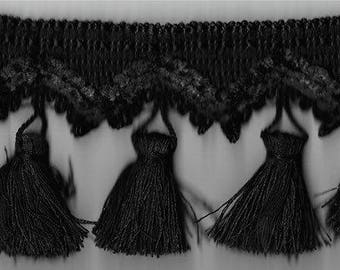 Black Tassel Fringe - Etsy