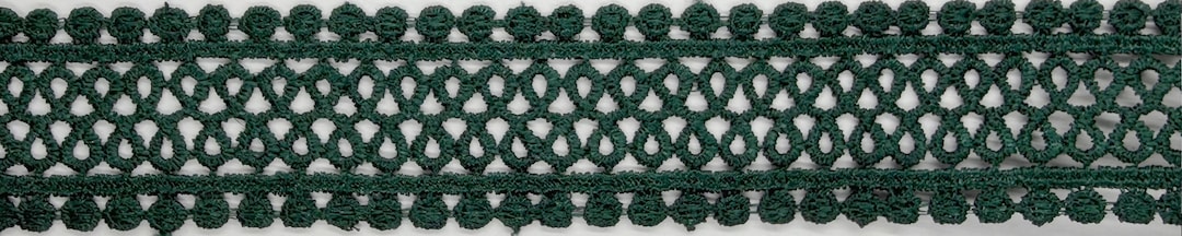 1&1/4" Hunter Green Gimp Braid Fabric Trim 8 Yards - Etsy