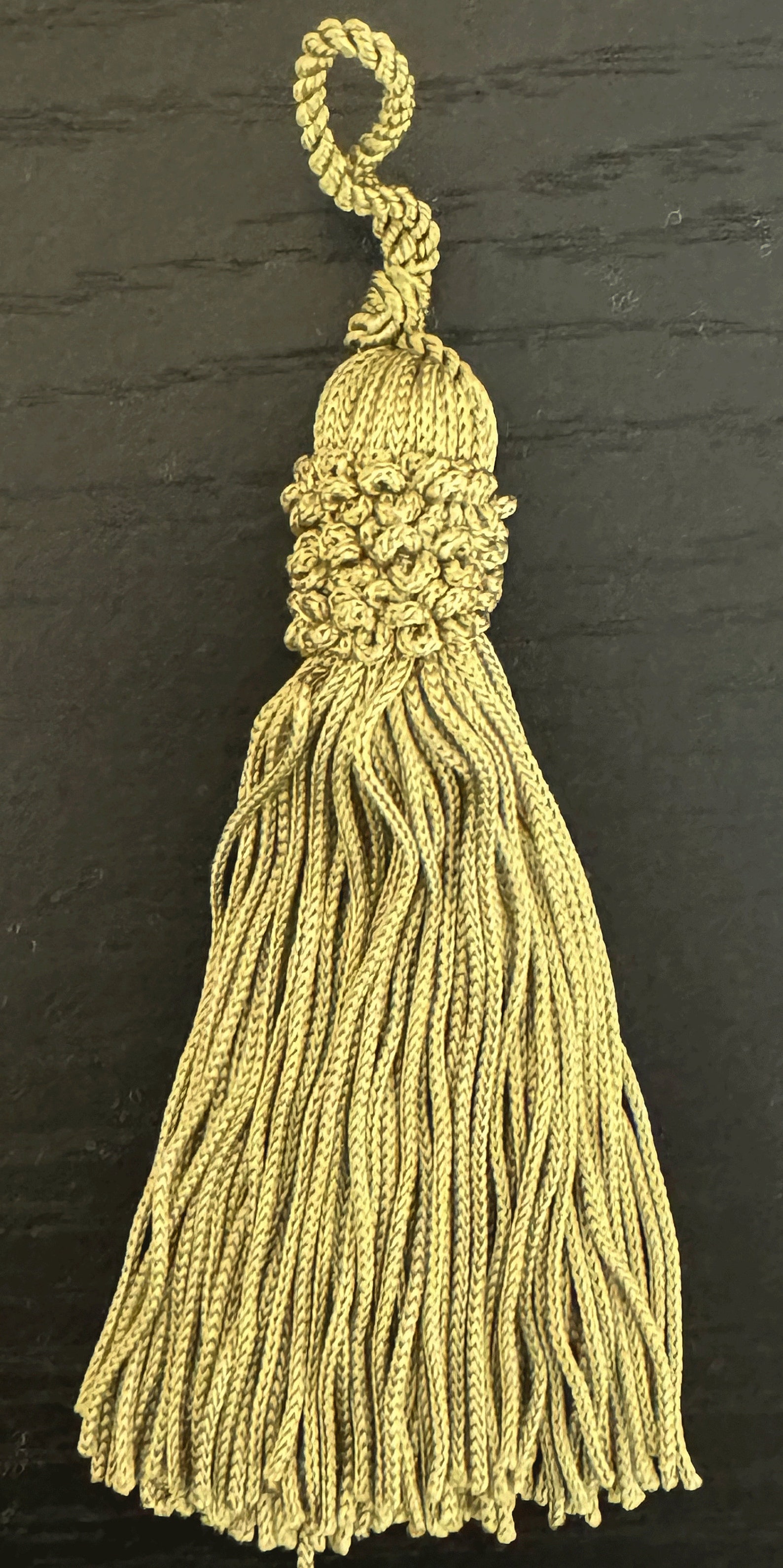 4" Celadon Green Chainette Crown Tassel Tassels Lot of 12 Conso L26 - Etsy