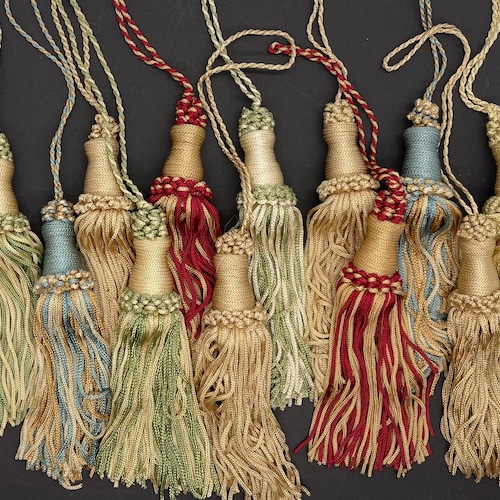Lot of 6 Assorted Tied Key Tassels - Etsy
