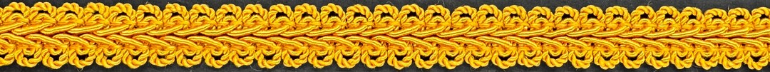 1/2" Antique Gold French Gimp Chinese Gimp Fabric Trim 12 Yards Conso ...