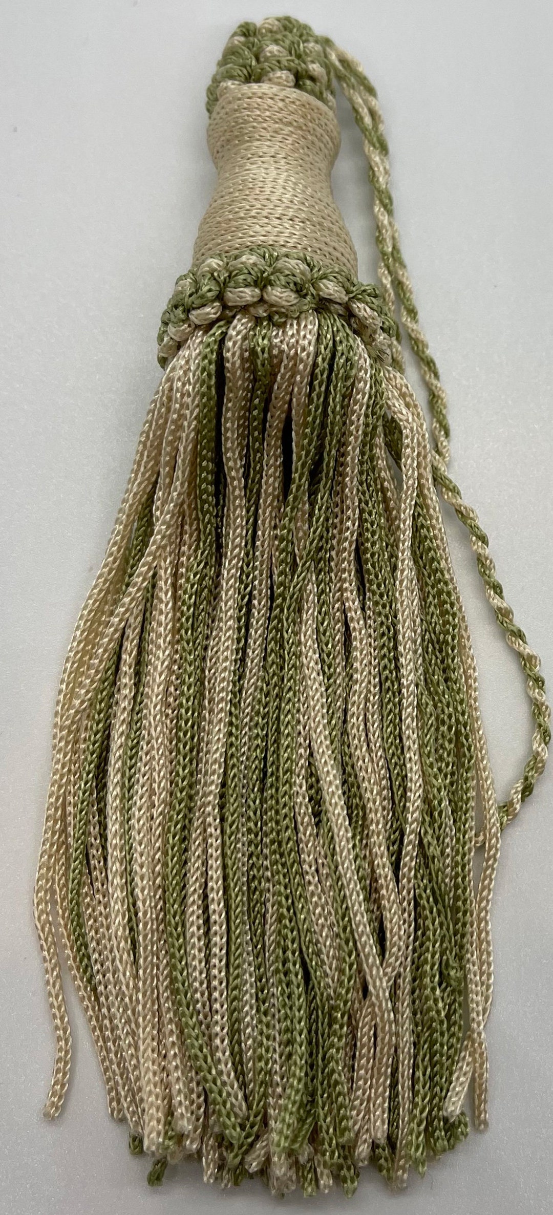 4" Sage Cream Key Tassel Lot of 6 - Etsy