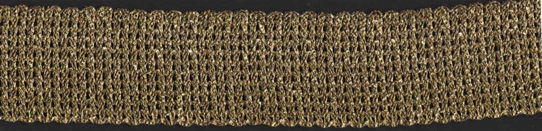 2&1/4 Metallic Gold Braid Fabric Trim 10 Yards - Etsy