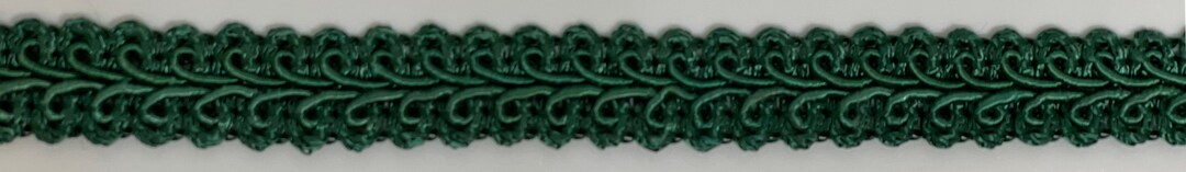 1/2 Hunter Green French Gimp Chinese Gimp Braid Fabric Trim 17 Yards - Etsy