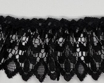 Black Lace Trim - Etsy