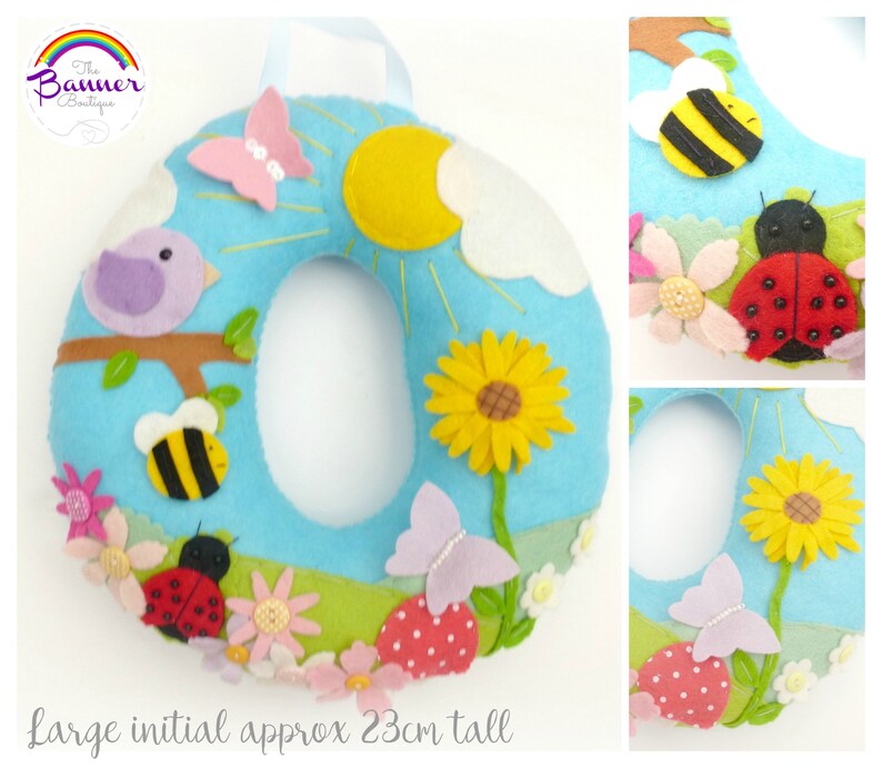 Large Felt Initial. Personalised Letter. 23cm Felt Letter. - Etsy