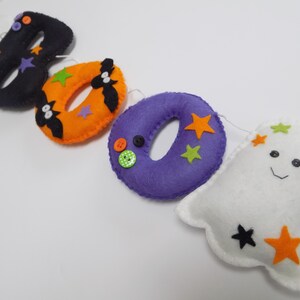PDF Pattern. Felt Halloween Garland, DIY Sewing Kit, Instant Download ...