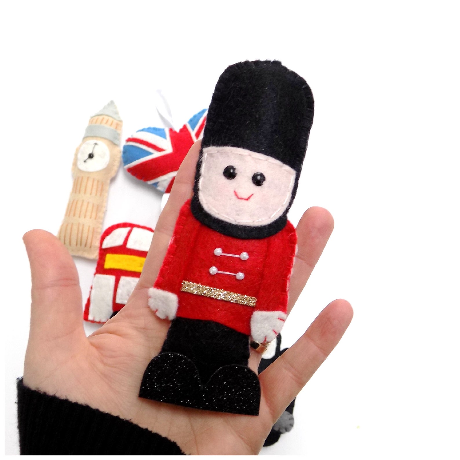 PDF Pattern to Make London Themed Decorations. Felt Sewing | Etsy