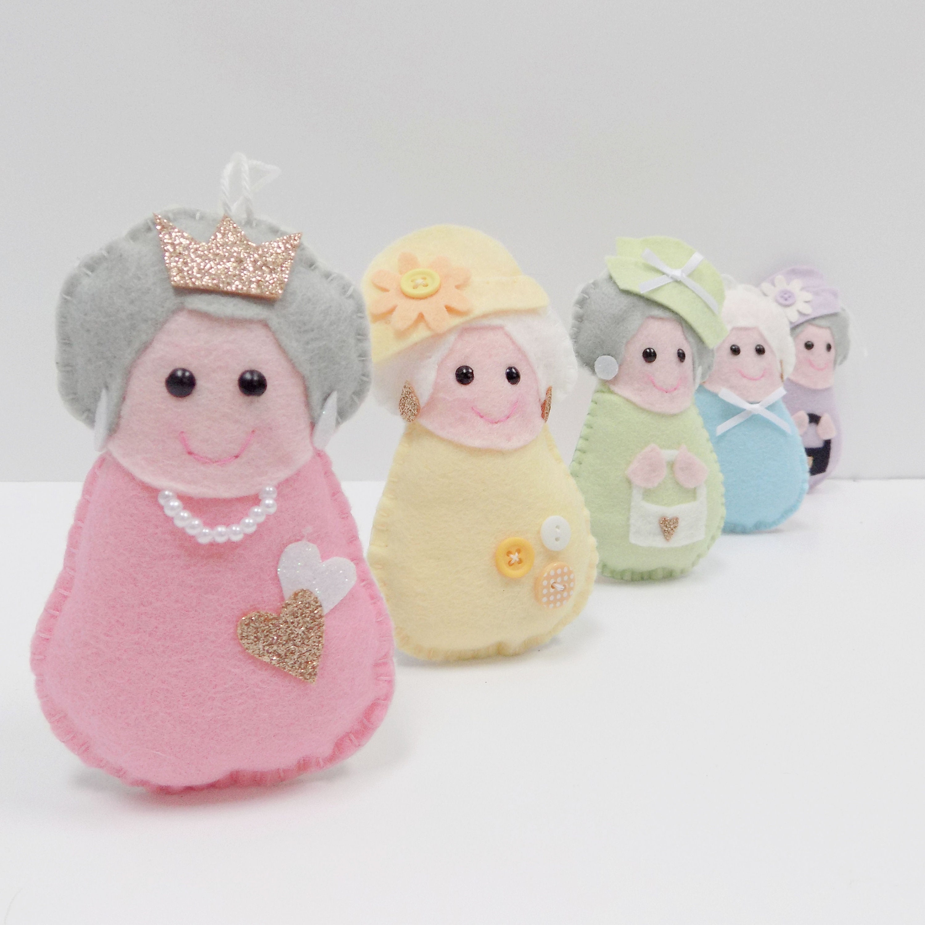 PDF Pattern for Queen Decoration. Digital Download Felt - Etsy