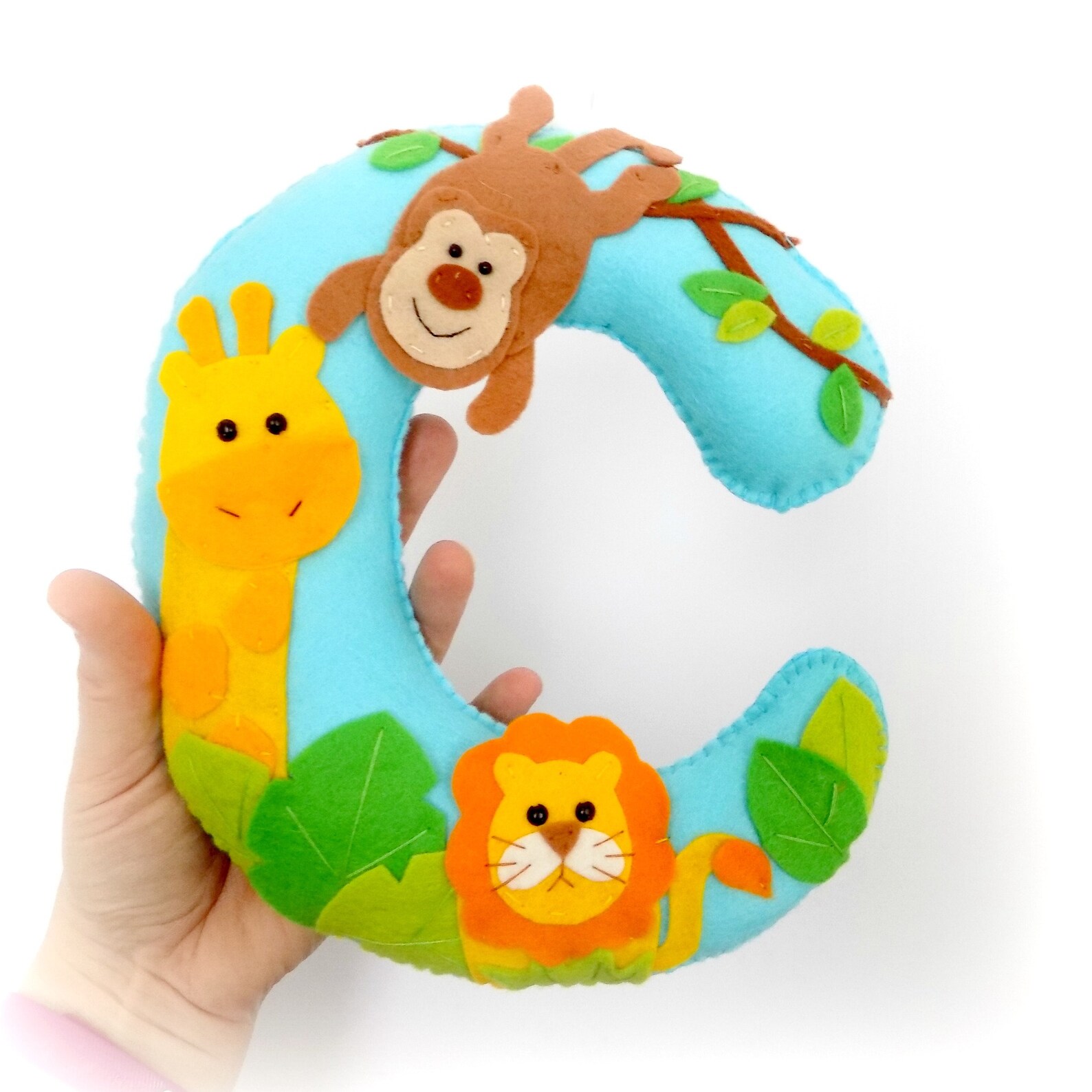 Large Felt Initial. Personalised Letter. 23cm Felt Letter. - Etsy