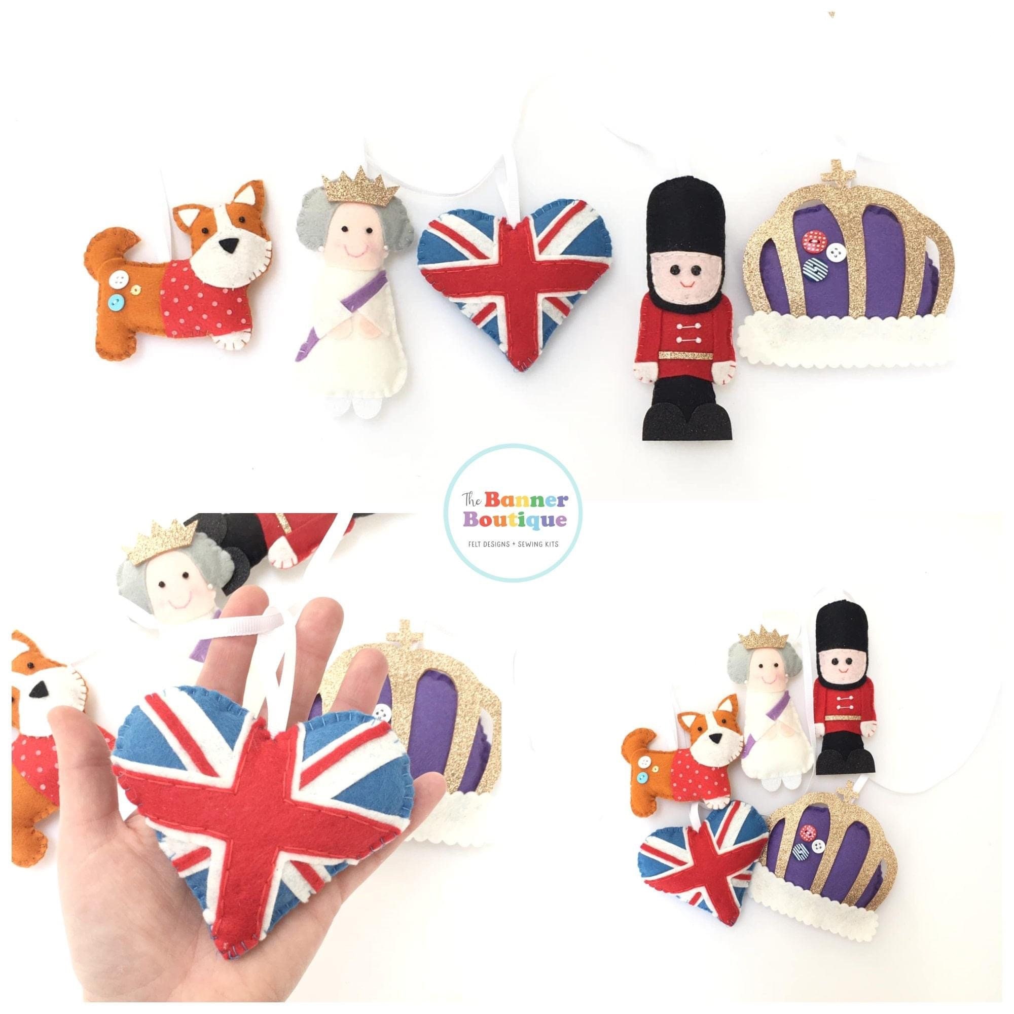 PDF Pattern for Set of Jubilee Themed Decorations. Digital | Etsy Canada