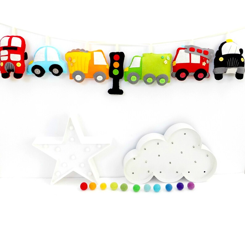 PDF Instructions and Pattern to Make a Traffic Garland. Sewing Kit ...