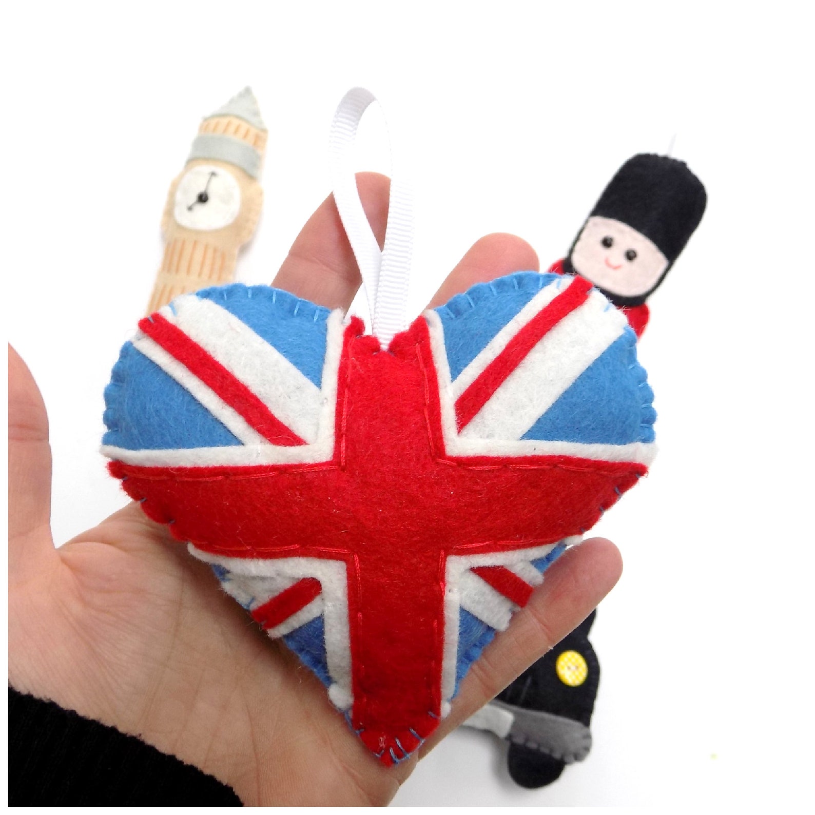 PDF Pattern to Make London Themed Decorations. Felt Sewing - Etsy