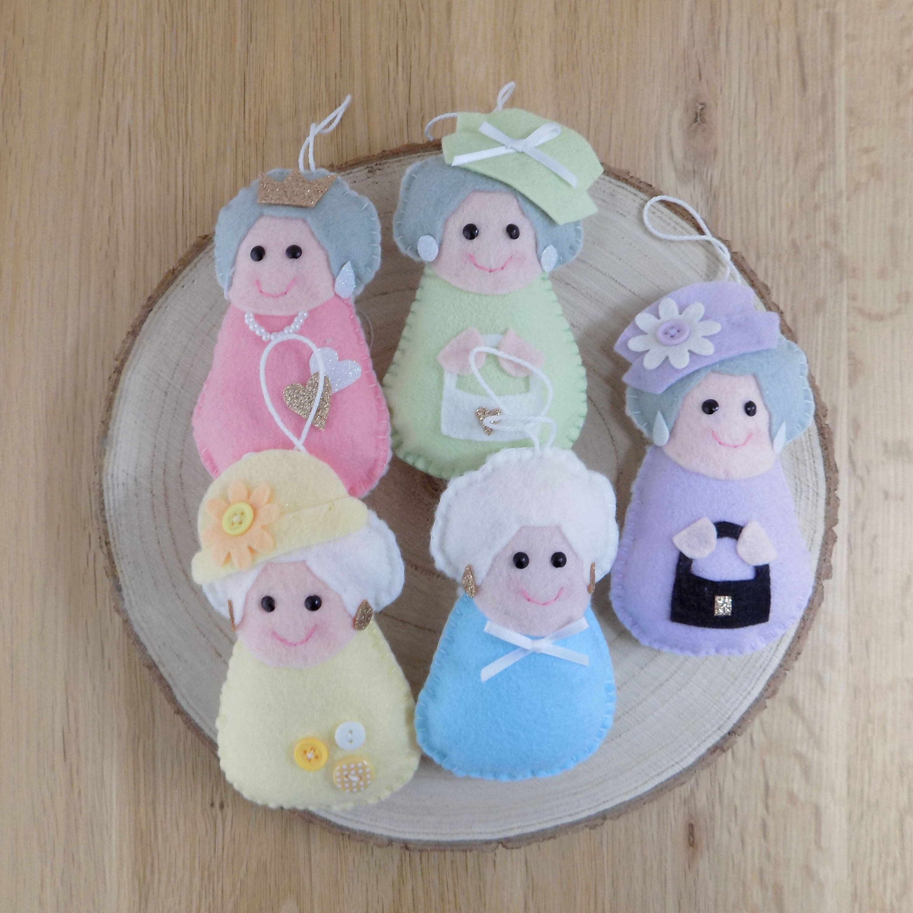 PDF Pattern for Queen Decoration. Digital Download Felt - Etsy